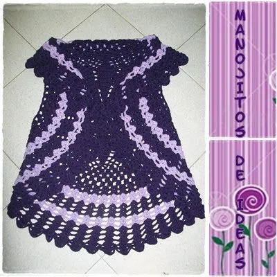Chaleco circular crochet - Imagui