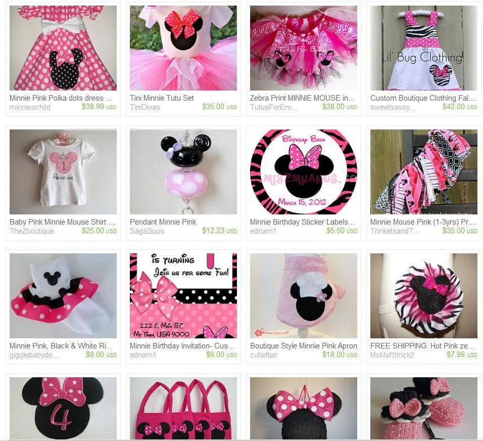 Manos de Minnie Mouse - 11 fotos e imágenes gratis - Imagui