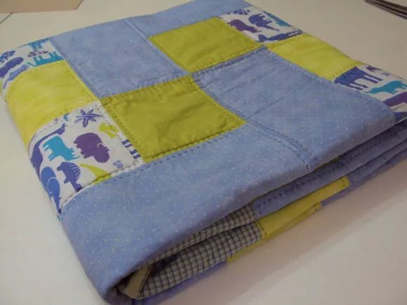 Manta patchwork para bebé - Imagui