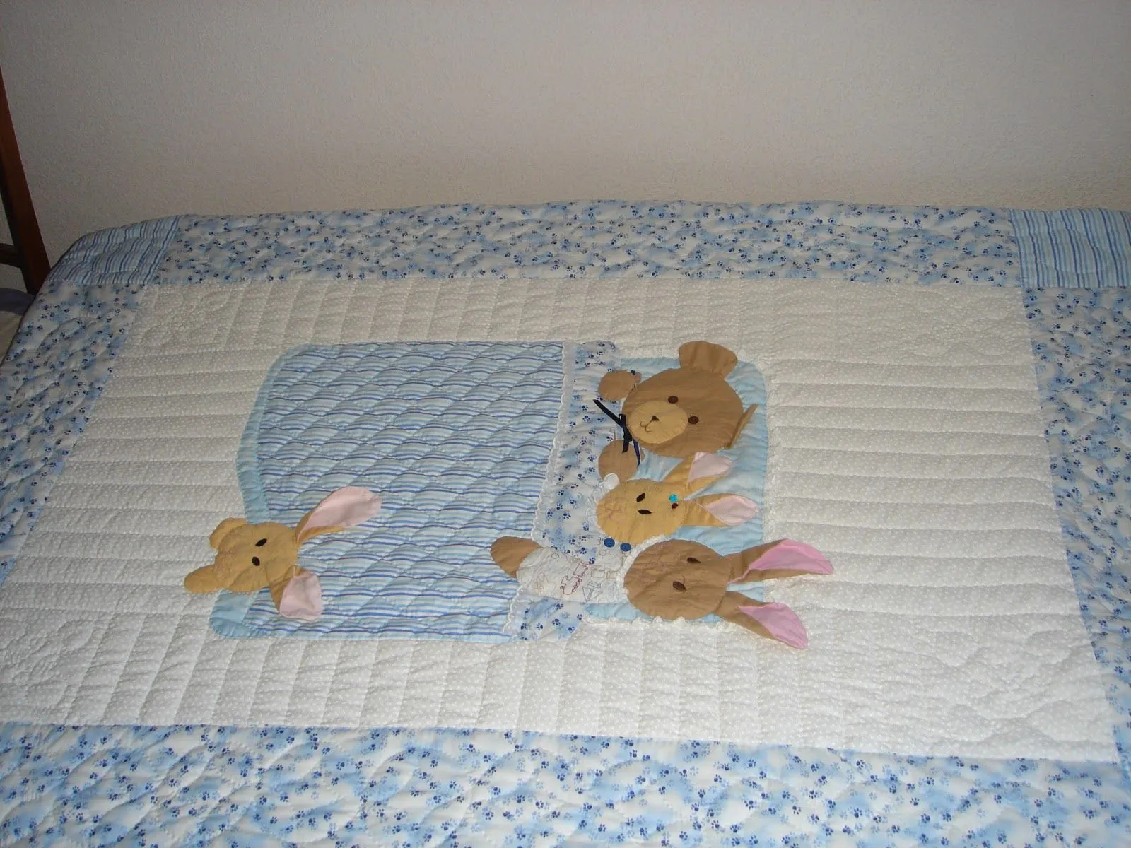 Mantas de bebé en patchwork - Imagui