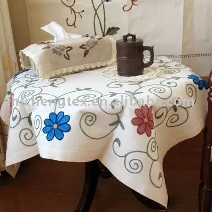 Patrones de bordado a mano para manteles - Imagui