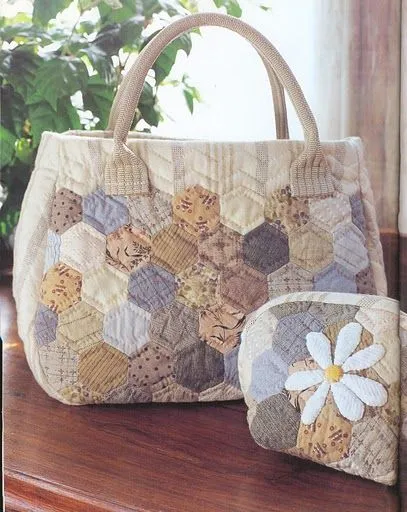 Bolsas de patchwork moldes - Imagui