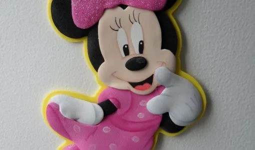 Mis manualidades de foami de Minnie - Imagui