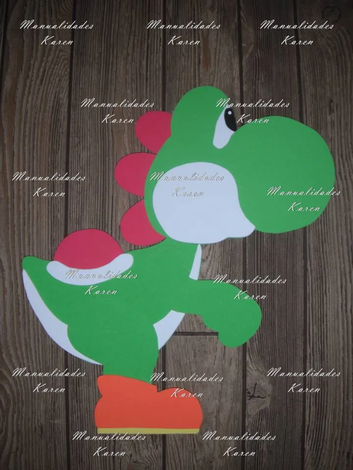 Moldes de Yoshi en foami - 5 fotos e imágenes gratis - Imagui