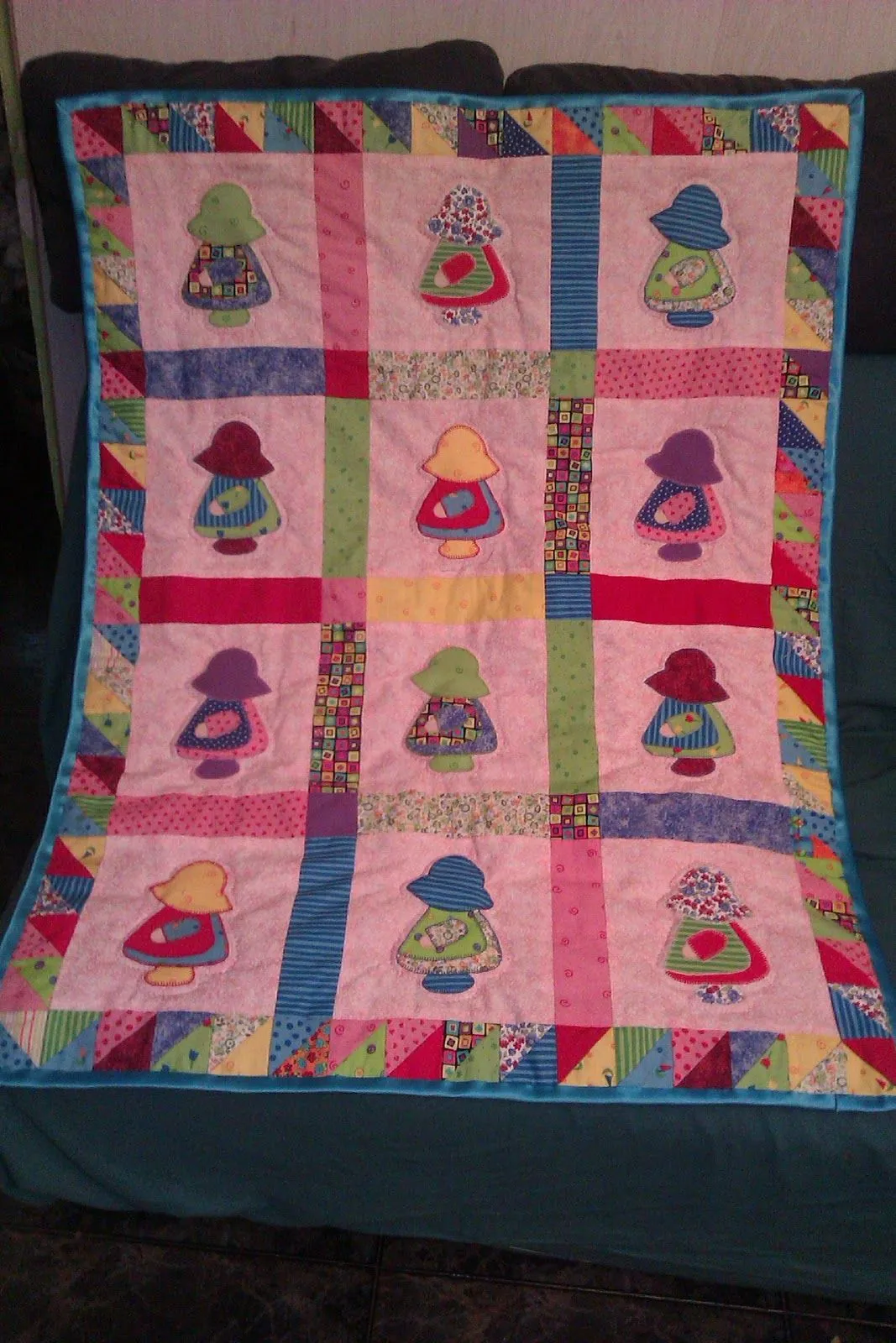 Colchas de bebé patchwork fotos manualidades - Imagui