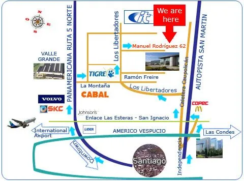 Mapa en inglés - Imagui