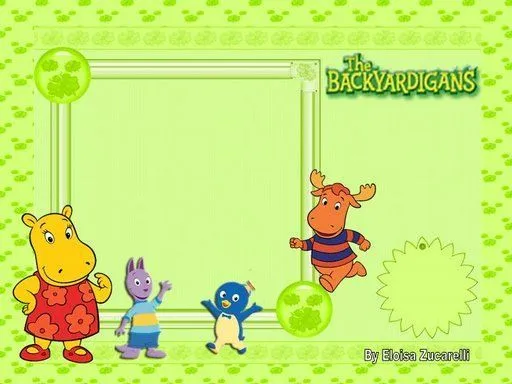 Marcos de fotos gratis de los Backyardigans - Imagui