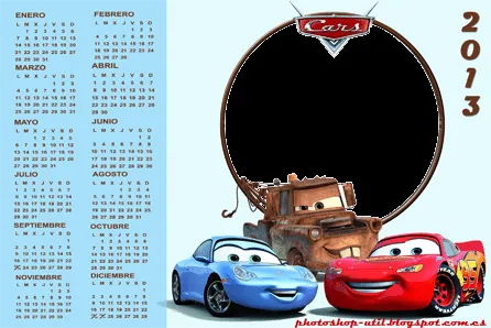 Invitación calendario cars - Imagui