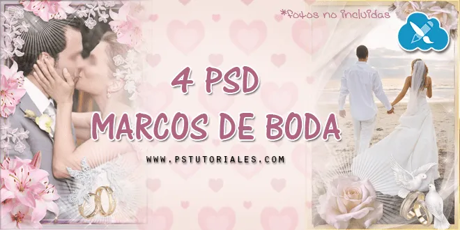 Marcos para boda psd - Imagui