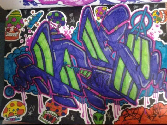 Mari en graffiti - Imagui