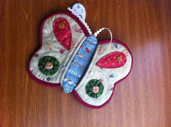 Mariposa en patchwork - Imagui