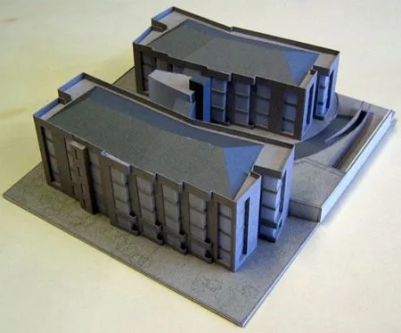 Como hacer edificios de carton para maquetas - Imagui