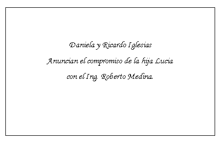 COMO ESCRIBIR UNA INVITACION - Imagui