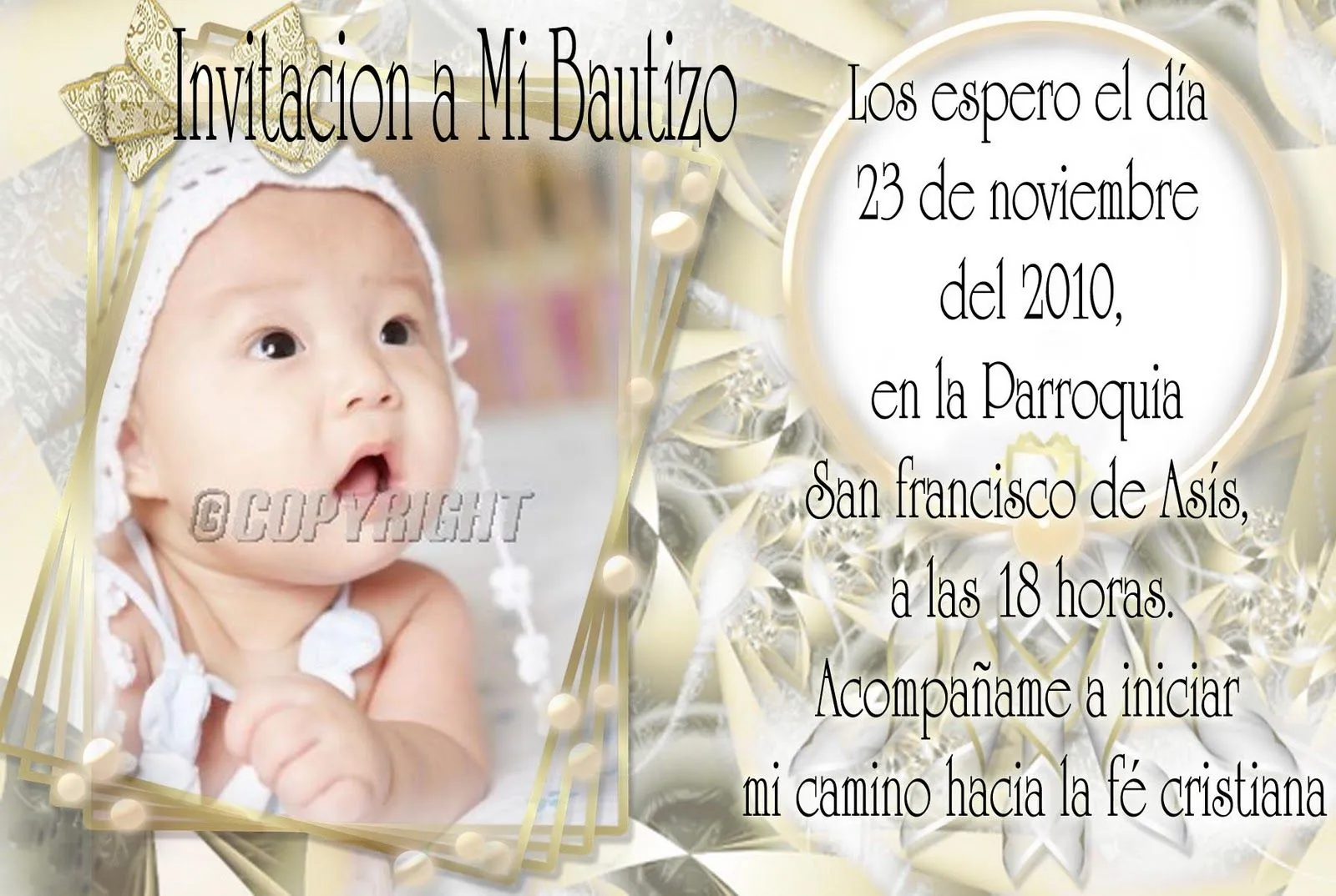 Bautizo FRAME - Imagui