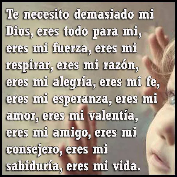 Te necesito dios - Imagui