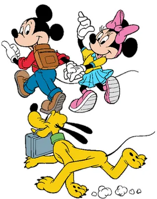Mickey Minnie y Pluto - Imagui