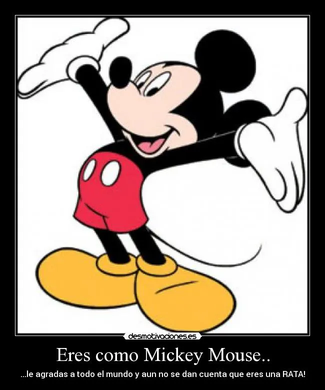 Imagen de Mickey Mouse triste - Imagui