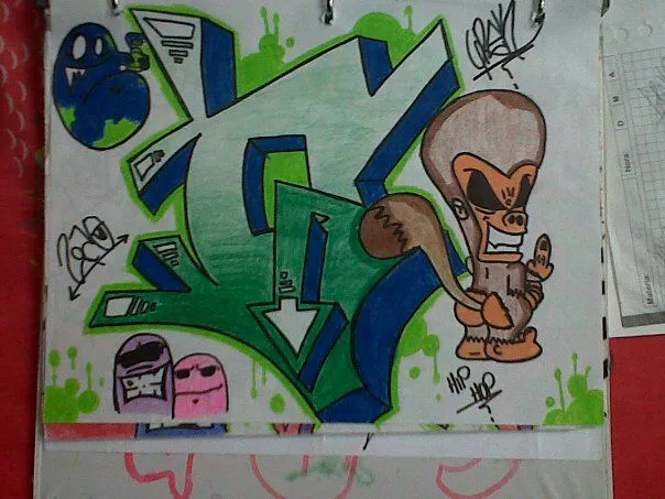Graffitis bocetos dibujos - Imagui