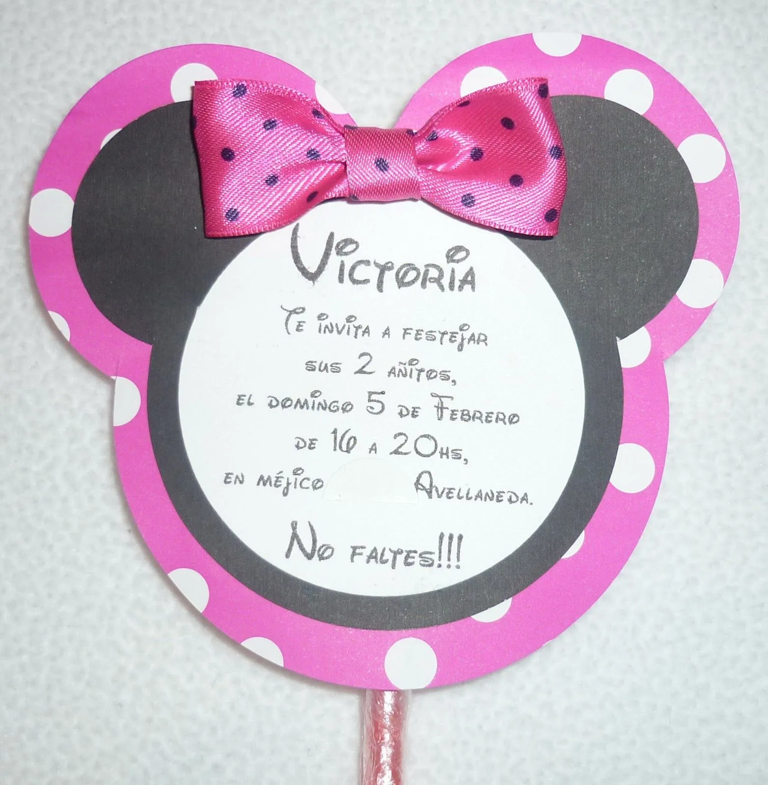 Diseños de invitaciónes de Minnie - Imagui