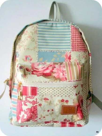 Mochila de patchwork - Imagui