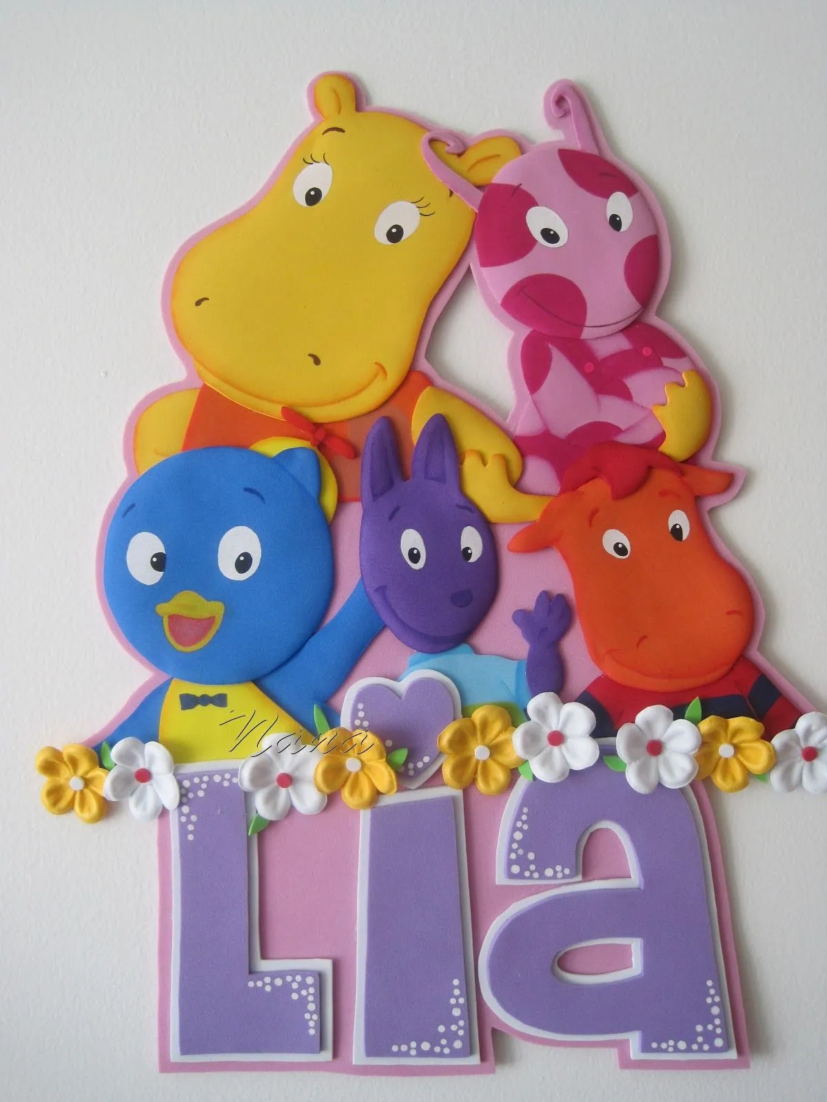 Moldes de foami de Backyardigans - Imagui