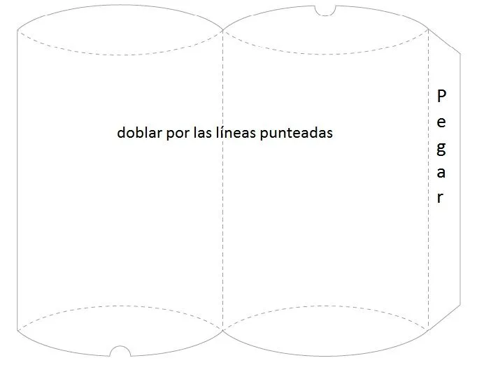 Molde Caja De Caramelo Imagui