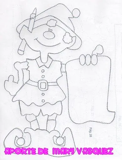 Moldes de duendes - Imagui