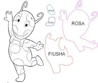 Moldes en foami de Backyardigans - Imagui