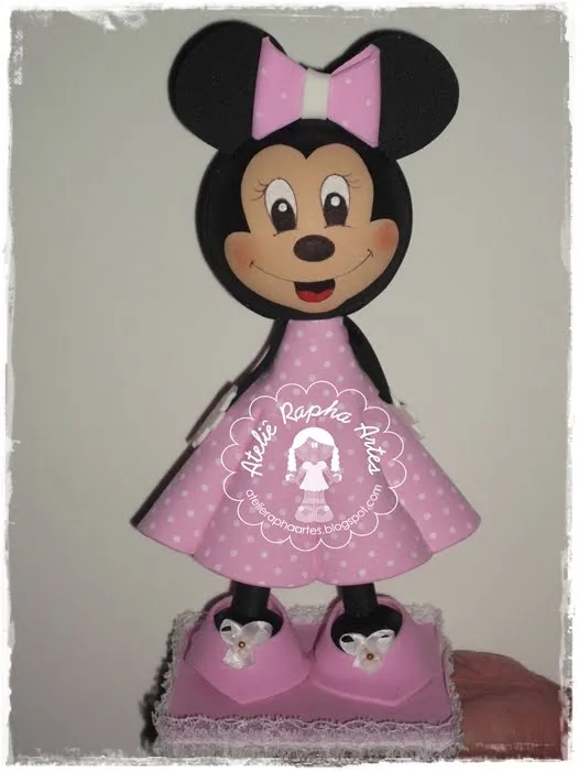 Fofucha Minnie con molde - Imagui