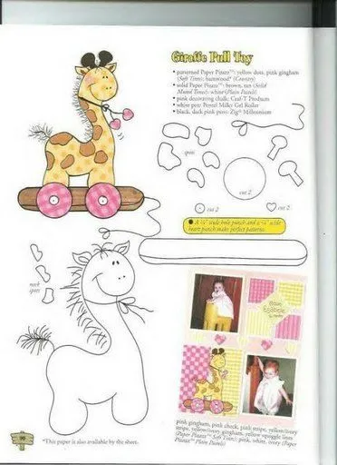 Molde de jirafa para imprimir - Imagui