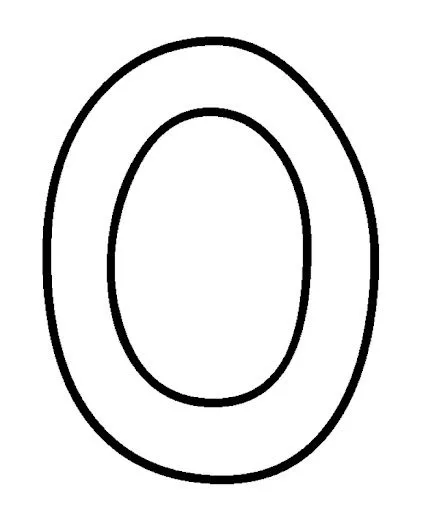 Moldes de la letra O - Imagui