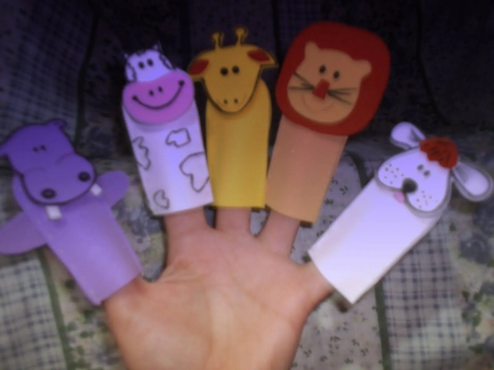 Moldes de titeres de dedos para imprimir - Imagui