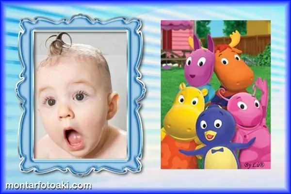 Montagem de convite de aniversario Backyardigans - Imagui