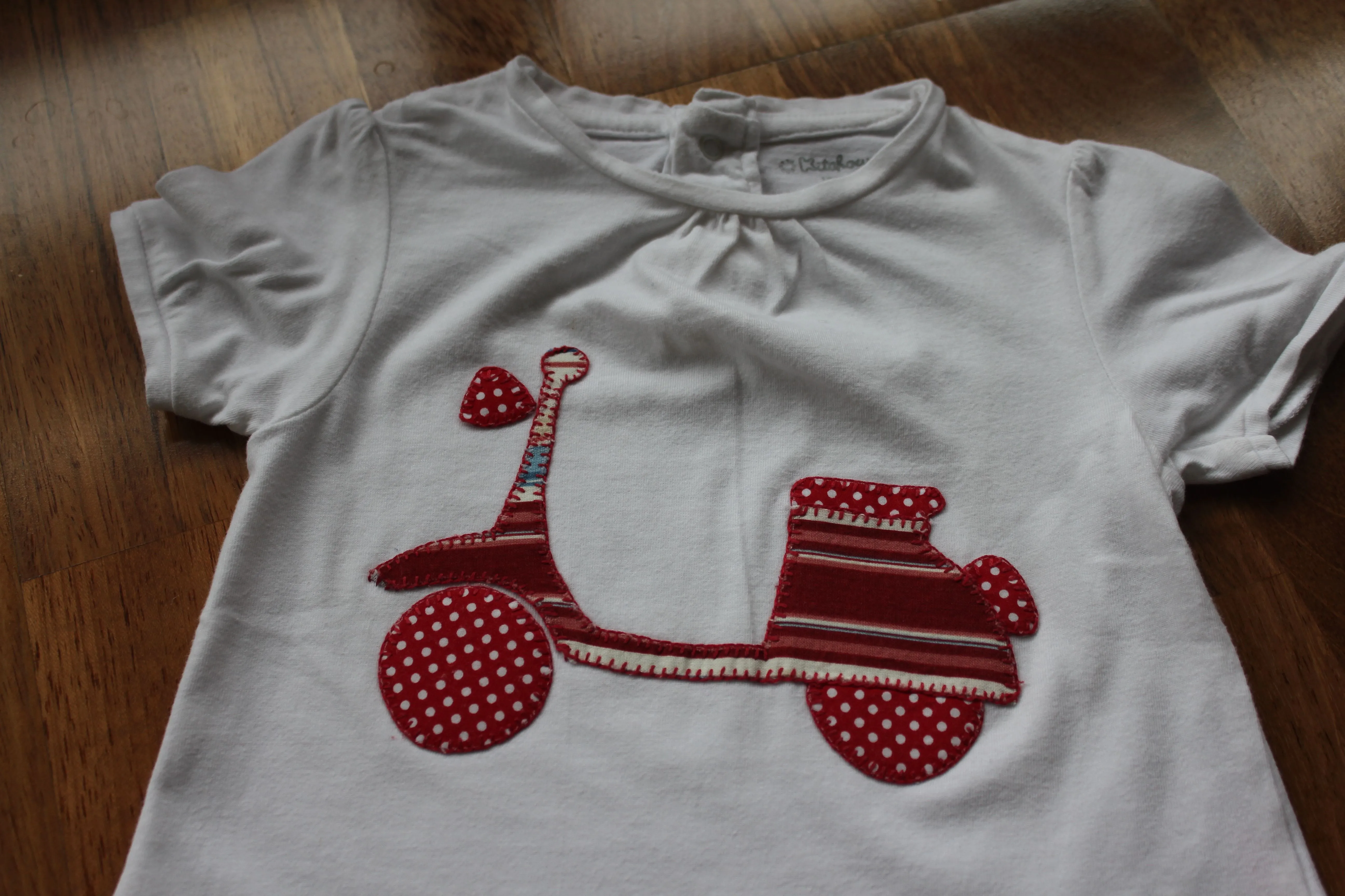 Motos en camisetas patchwork - Imagui