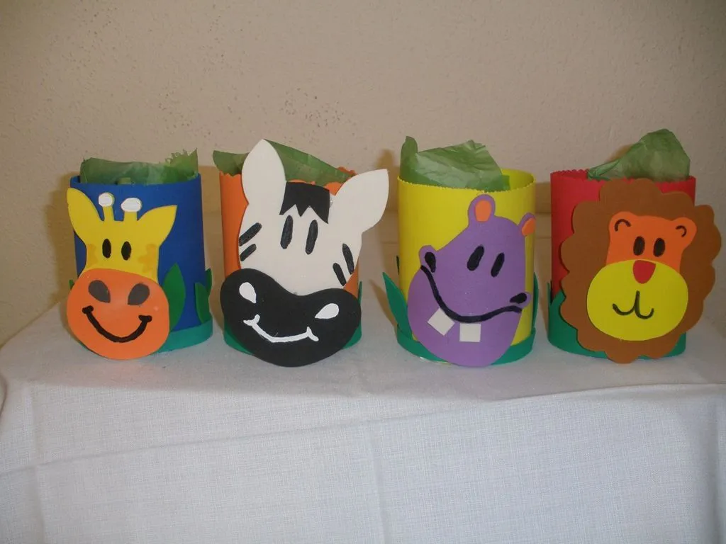 Centros de mesa animales de la selva - Imagui