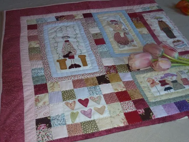 Colcha patchwork angeles - Imagui