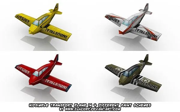Papercraft airplane AN - Imagui