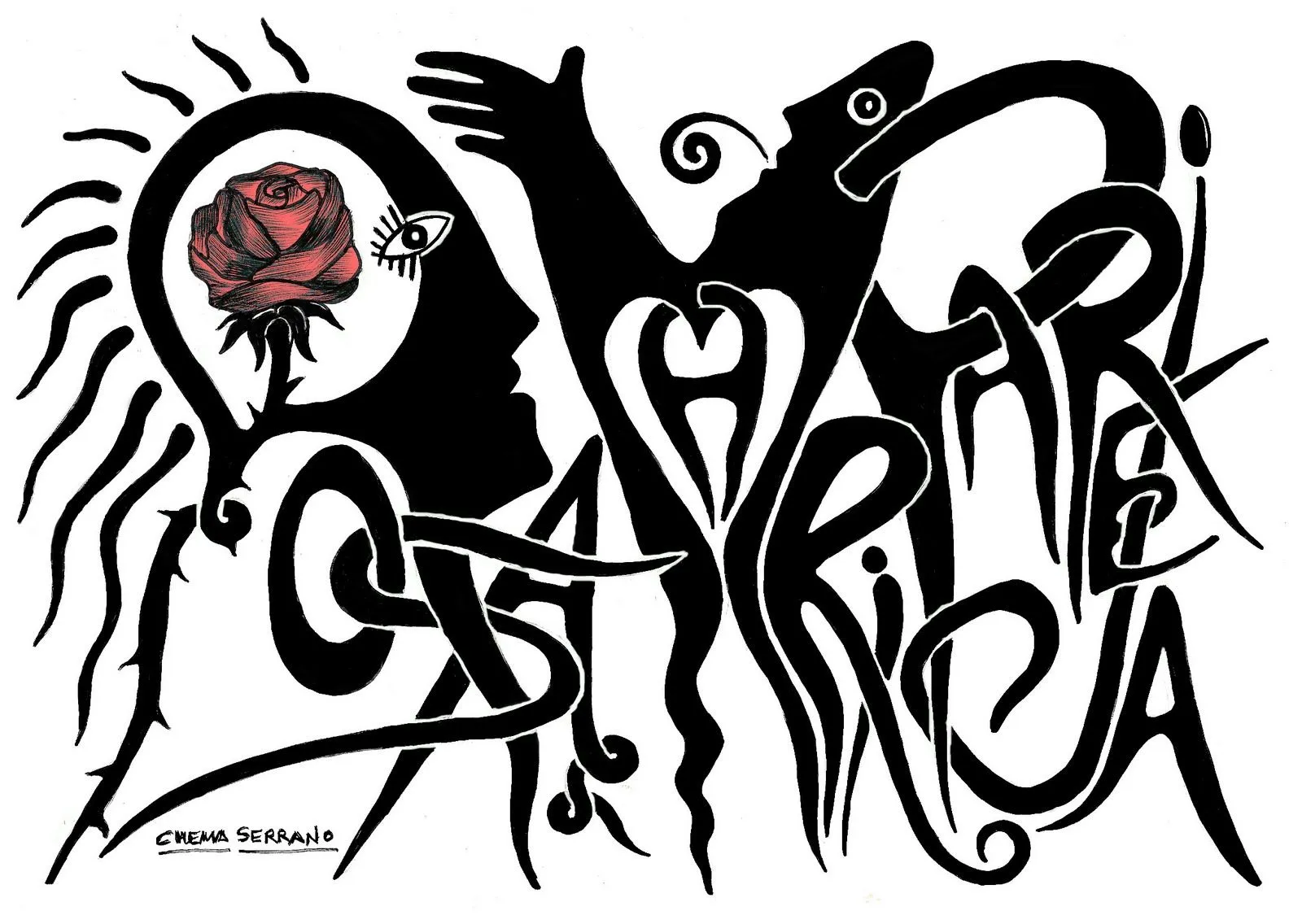 Imagenes de graffitis de nombres de rosa - Imagui