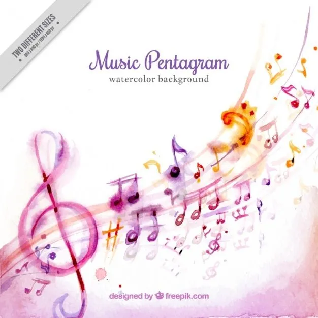 Bordes vectorizados de notas musicales - Imagui