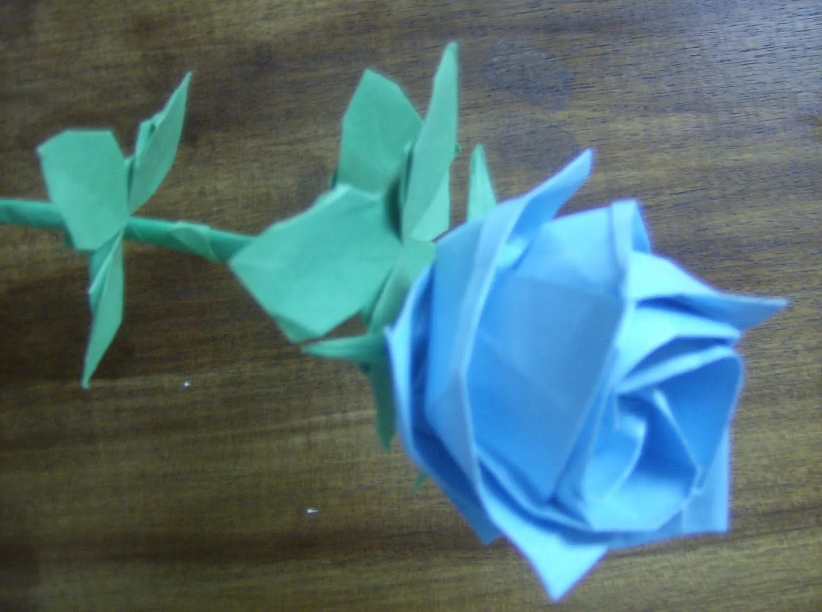 Origami rosa de papel - Imagui