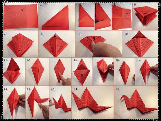 Origami pajaro - Imagui