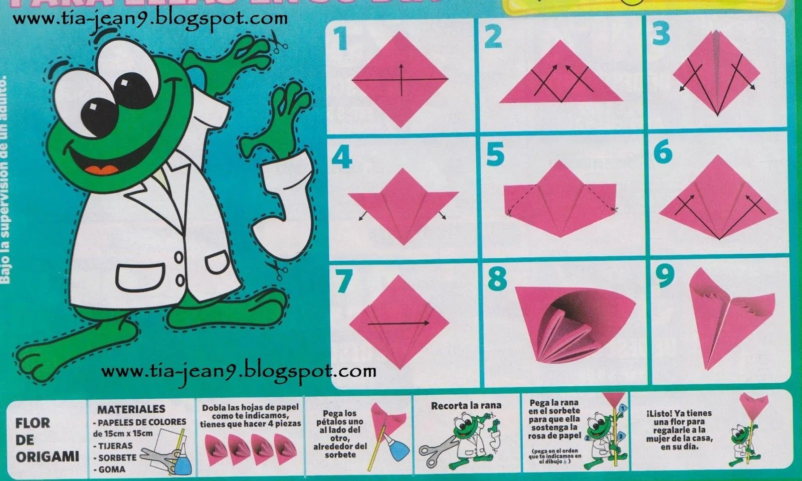 Rosa en origami paso a paso - Imagui