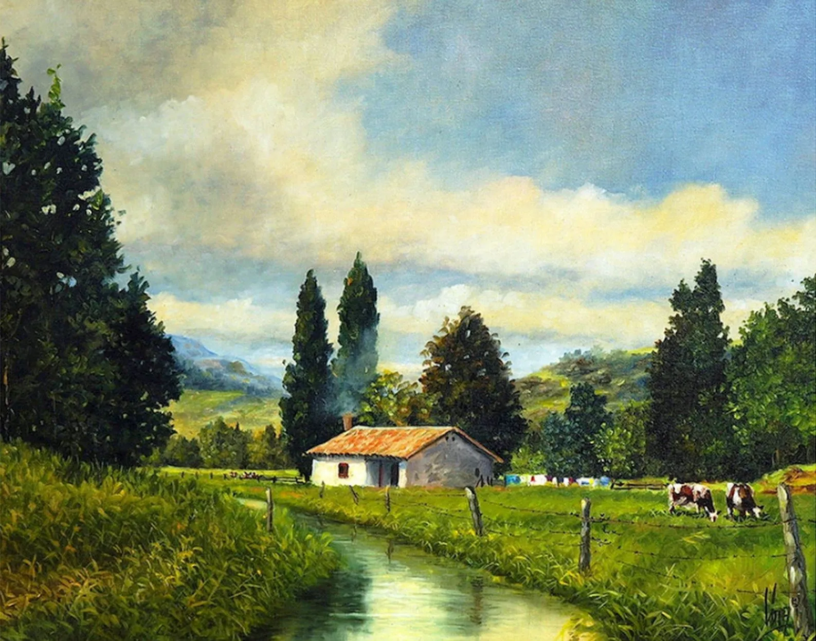 Pinturas grandes de paisajes - Imagui