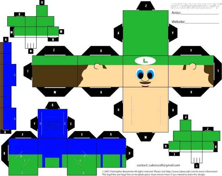 Mario papercrafts - Imagui