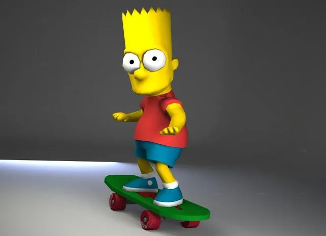 Bart Simpson 3D - Imagui