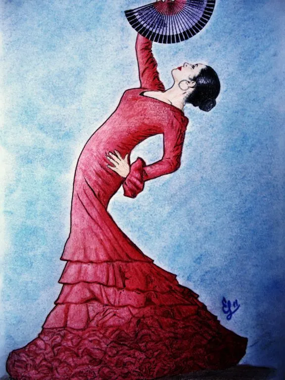 Dibujos de flamenca - 6 fotos e imágenes gratis - Imagui