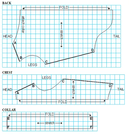 Moldes ropa para perros gratis para imprimir - Imagui
