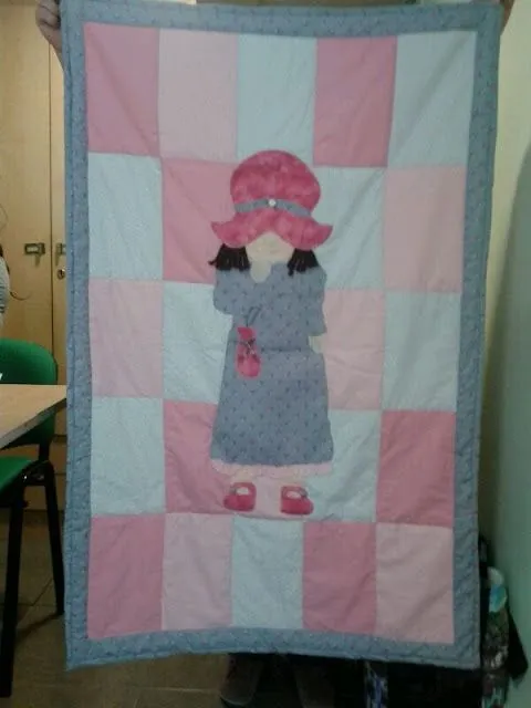 Colchas cuna de patchwork - Imagui