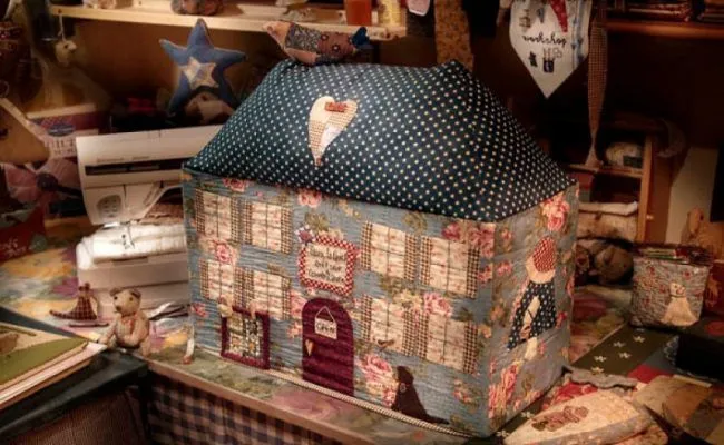 Patrones casitas patchwork gratis - Imagui