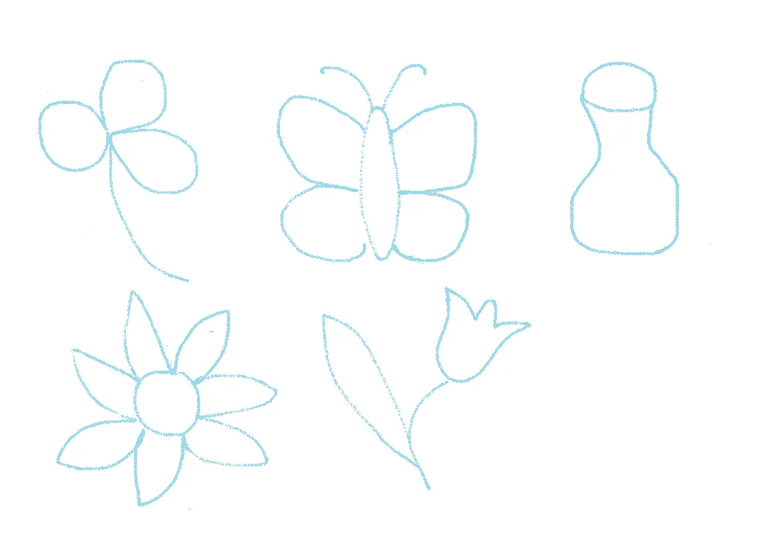 Dibujos de mariposas para patchwork - Imagui